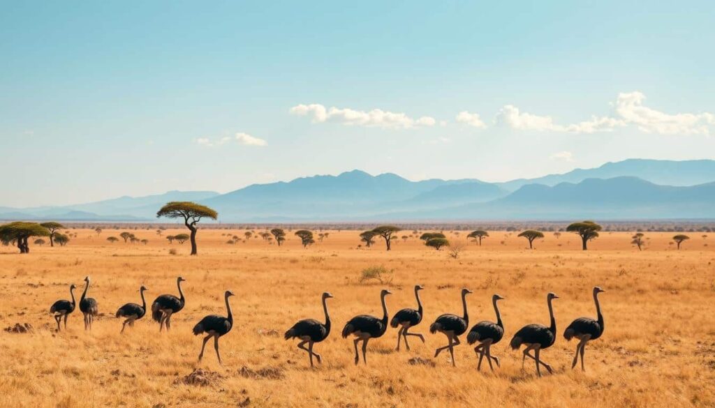 The Fascinating World of the Common Ostrich (Struthio camelus)